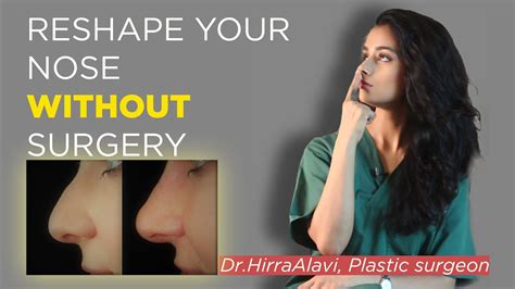 Nose Job Without Surgery Non Surgical Rhinoplasty By A Plastic