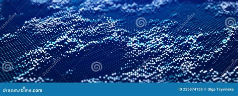 Big Data Visualization Data Technology Illustration Science Background Stock Illustration