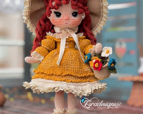 Emma Doll Crochet Doll Amigurumitoys Etsy