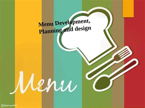 Menu Development Planning And Design