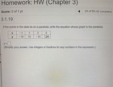 Solved Homework Hw Chapter 3 Score 0 Of 1 Pt 29 Of 69