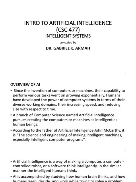 Artificial Intelligence Csc 477 Pdf Parsing Fuzzy Logic