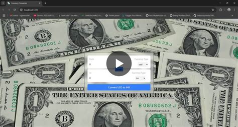 A Currency Converter App Using React And Tailwind Css It Includes A