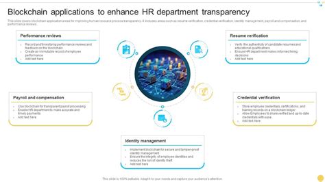 Blockchain Applications To Enhance Hr Department Transparency Unlocking Real World Bct Ss Ppt Sample
