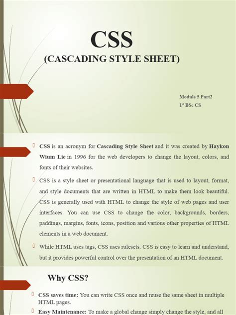 html module 5 2 pdf html world wide web