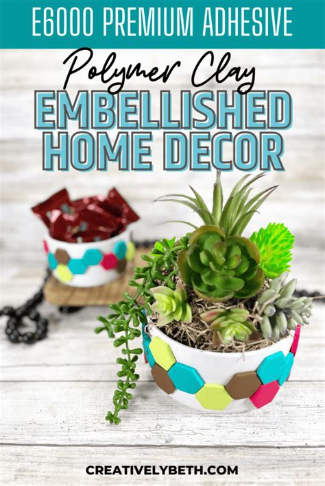 Polymer Clay Embellished Home Decor
