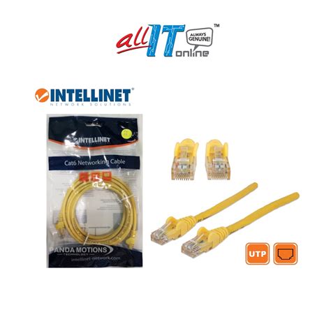 Intellinet Cat7 3M 5M UTP Network Cable Red Yellow Green Black 3 Meter 5 Meter