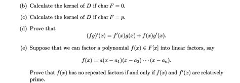 Solved Let F Be A Field And F X A0 A1x ⋯ Anxn Be In F[x]