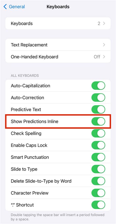Ios 172 Db3 Option To Disable In Line Predictive Text While Keeping