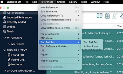 how to use endnote to bulk upload full texts