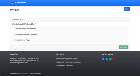 github am asky 97 online quiz application