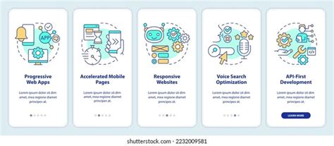 Steps Perform Audience Analysis Onboarding Mobile Stock Vector Royalty Free 2560789949