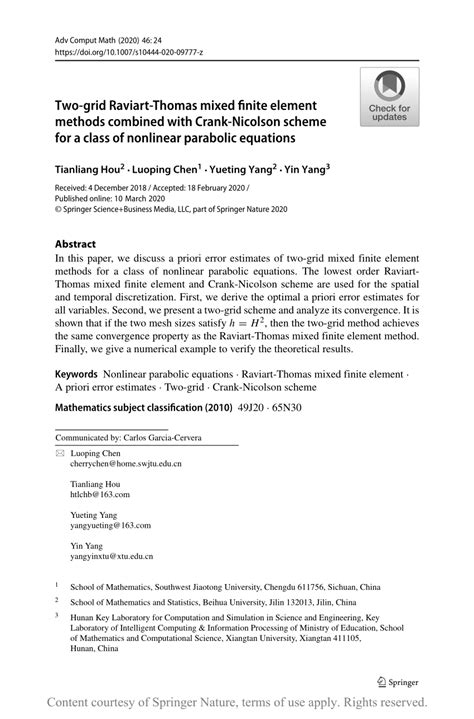 Two Grid Raviart Thomas Mixed Finite Element Methods Combined With Crank Nicolson Scheme For A