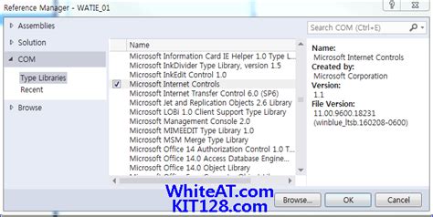 C Automating Internet Explorer 창 열기 화이트앳 기술문서