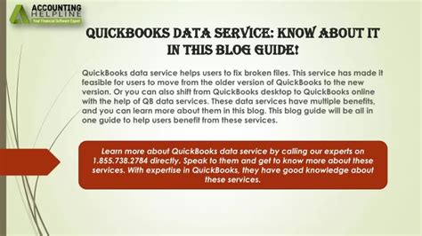 Ppt Effective Solutions To Fix Quickbooks Data Service Issue