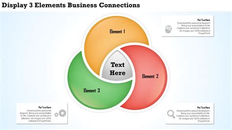 Business Ppt Diagram Display Elements Business Connections Powerpoint Template