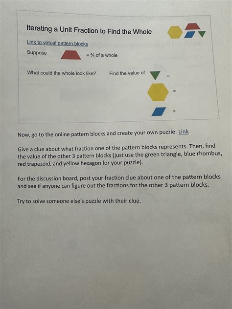 Solved Iterating A Unit Fraction To Find The Whole Link To