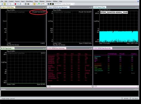 Ofdm M Qam Bw 40mhz Thinkrf Support