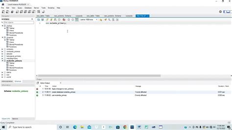 Creating Database And Table Mysql Youtube