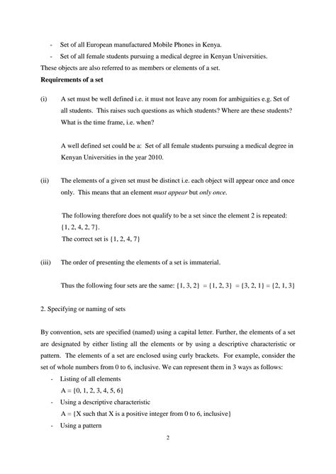SOLUTION Set Theory Notes Studypool