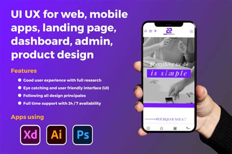 do ui ux design website dashboard mobile app ui ux design by