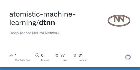 GitHub Atomistic Machine Learning Dtnn Deep Tensor Neural Network
