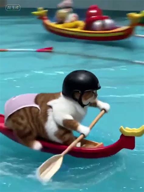 小猫咪特训 多长了两只手滑的就是快 赛博龙舟我先玩上了 家有猫咪 猫猫的铲屎官 猫精 橘猫 Youtube