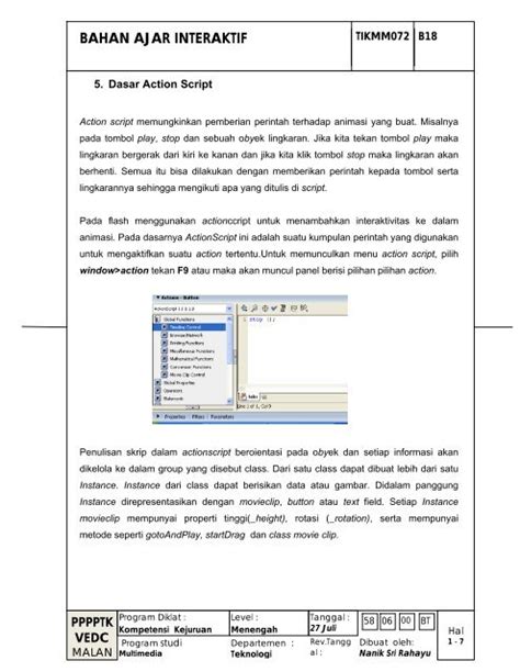 materi 5 dasar action script