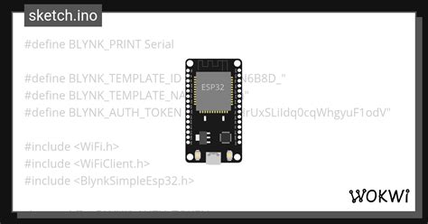 Test Koneksi Ke BLYNK Wokwi ESP32 STM32 Arduino Simulator