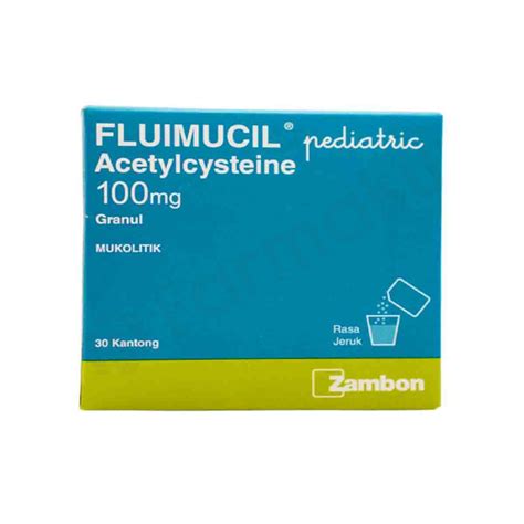 Fluimucil Pediatric Granul 100 Mg Farmaku