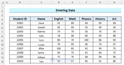 How To Make Result Sheet In Excel With Easy Steps Exceldemy