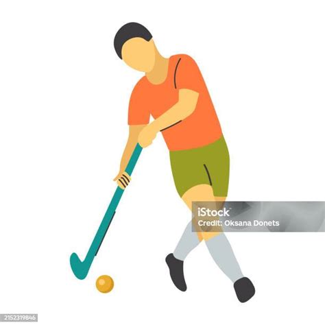 필드 하키 선수 아이콘 클립 아트 아바타 로고 타입 고립 된 벡터 일러스트 레이 션 Championship에 대한 스톡 벡터 아트 및 기타 이미지 Championship