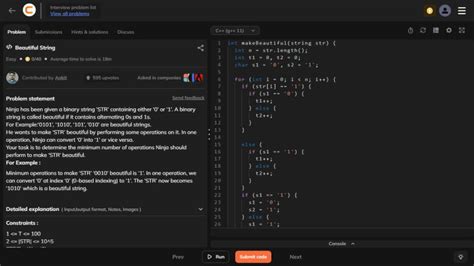 Rohit Chauhan On Linkedin Codingchallenge Binarystrings