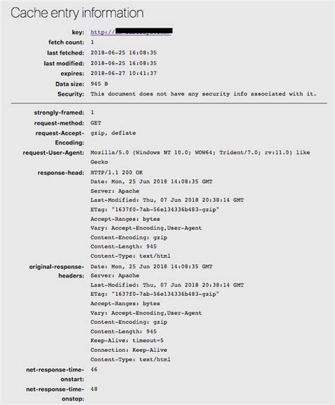 Extracting HTML Body From Firefox Cache Vulnerability