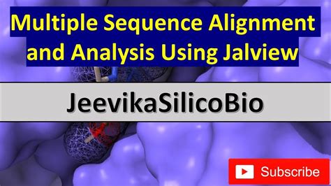 multiple sequence alignment using jalview youtube