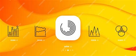 Premium Vector Statistical Data Set Icon Bar Chart Pie Graph Diagram Statistics Data Science