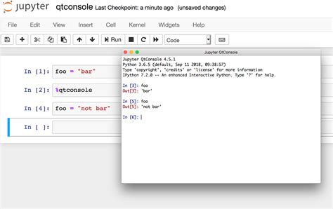Connecting Qtconsole To Jupyter Notebook By Halfdan Rump Medium