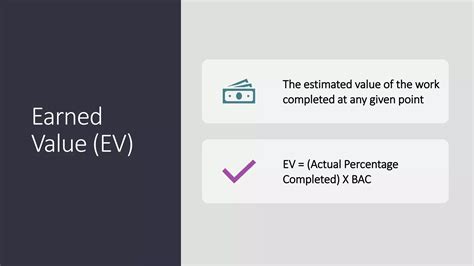 Earned Value Management Evm Pptx