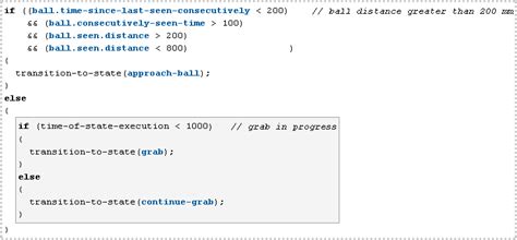Figure D4 The Pseudo Code Of The Decision Tree Of State Grab Cf