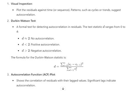 Autocorrelation In Regression Praudyog