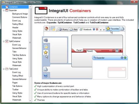 Integralui Containers