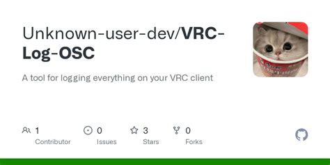 Github Unknown User Devvrc Log Osc A Tool For Logging Everything On Your Vrc Client