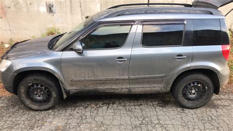 Куплены диски установлена зимняя резина — Skoda Yeti 1 2 л 2013 года просто так Drive2