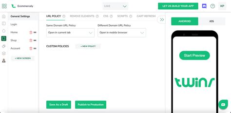 Twinr Create Native Android And Ios Mobile Apps From Betalist