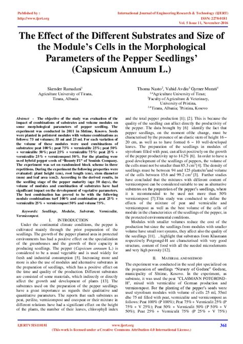 Pdf The Effect Of The Different Substrates And Size Of The Modules