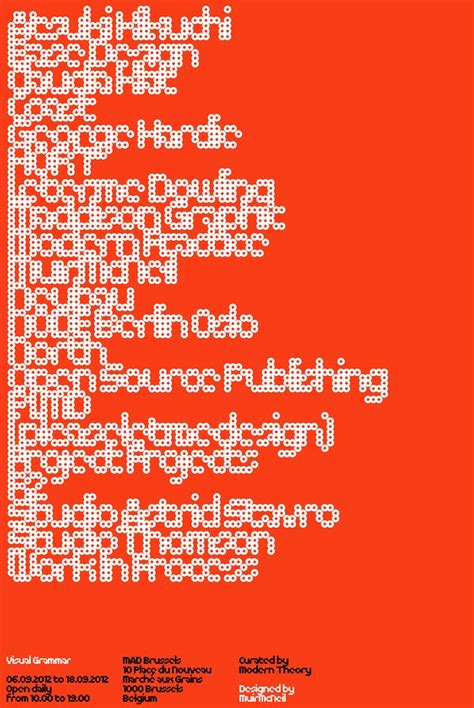 Muirmcneil Visual Grammar Poster Outtake For Modern Theory 2012