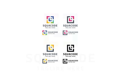 Professional Square Code Logo By Modernikdesign Codester