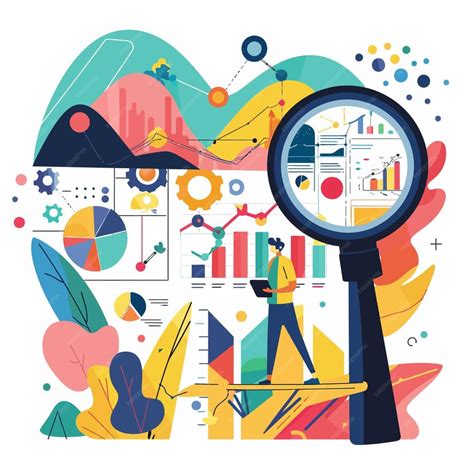 Premium Vector Business Analytics Vector Illustration