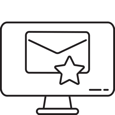 Messaging Generic Thin Outline Icon