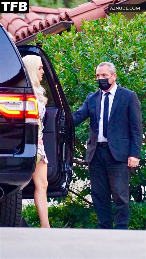 Erika Jayne Sexy Seen Showing Off Her Toned Legs At The RHOBH Filming In Bel Air AZNude